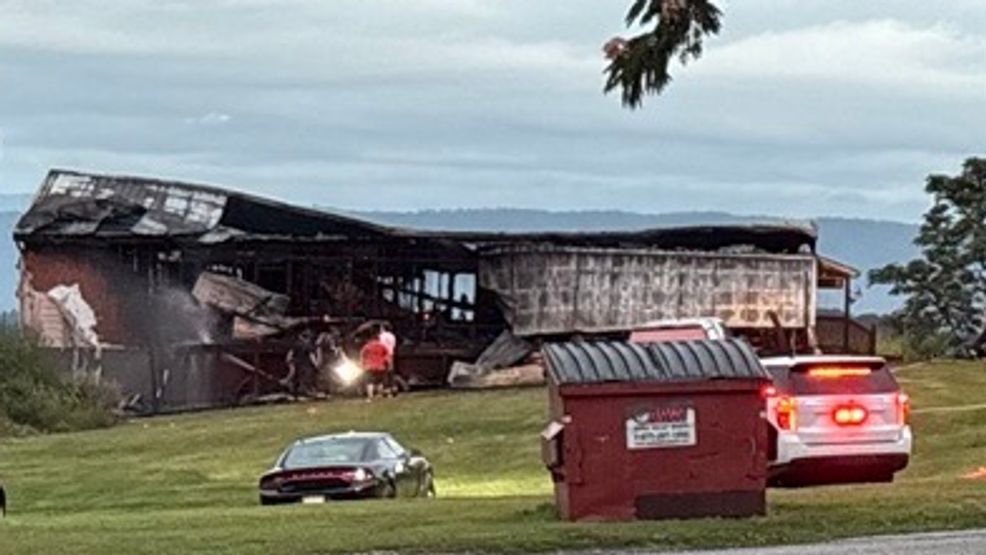 Building destroyed after overnight fire in Franklin County