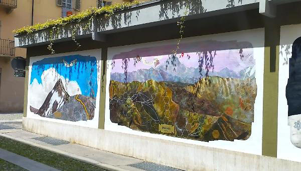 Un paesino "montano" all'interno di Torino, ricoperto di opere a cielo ...