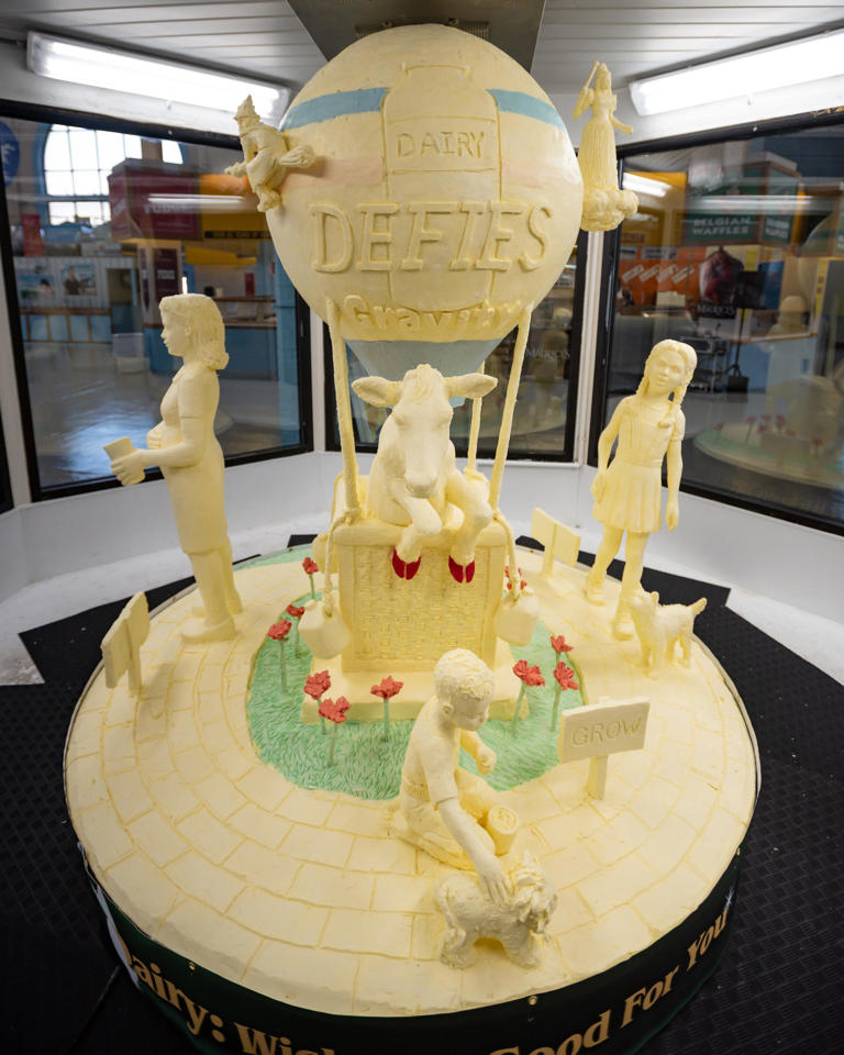 New York State Fair butter sculpture features 'Wizard of Oz' theme with ...