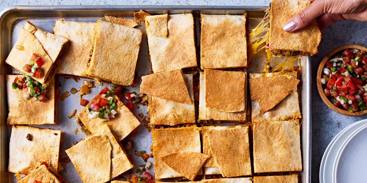 This Sheet-Pan Hack Is The Easiest Way To Make Quesadillas For A Crowd