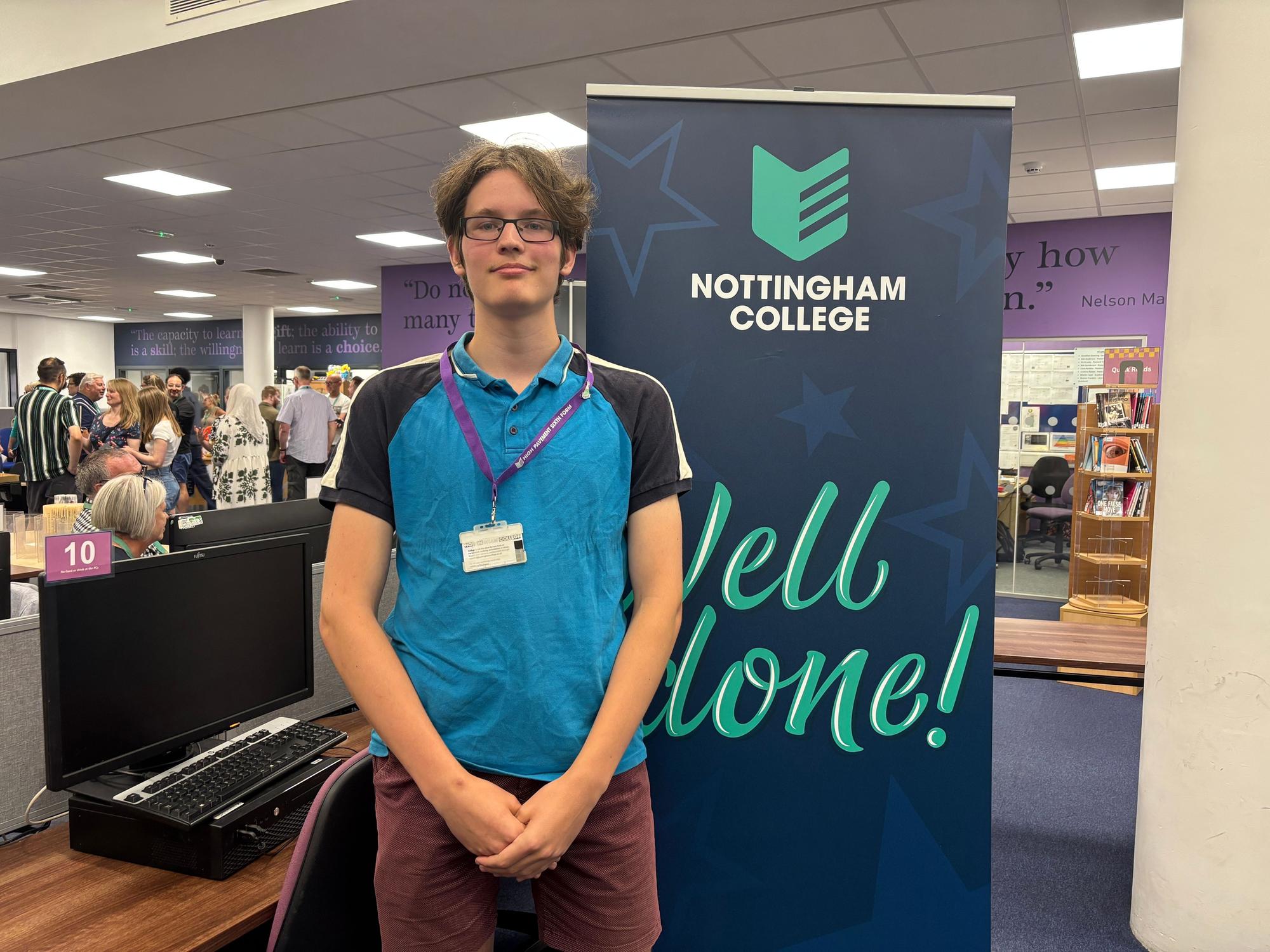 Derbyshire students shine in A Level results at Nottingham College