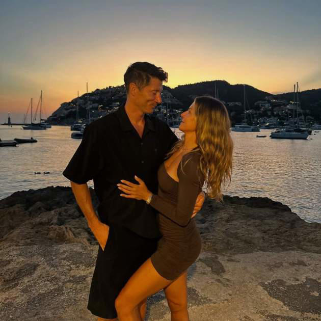Lewandowski, enamoradísimo de Anna, su pareja: dedicatoria de amor ...