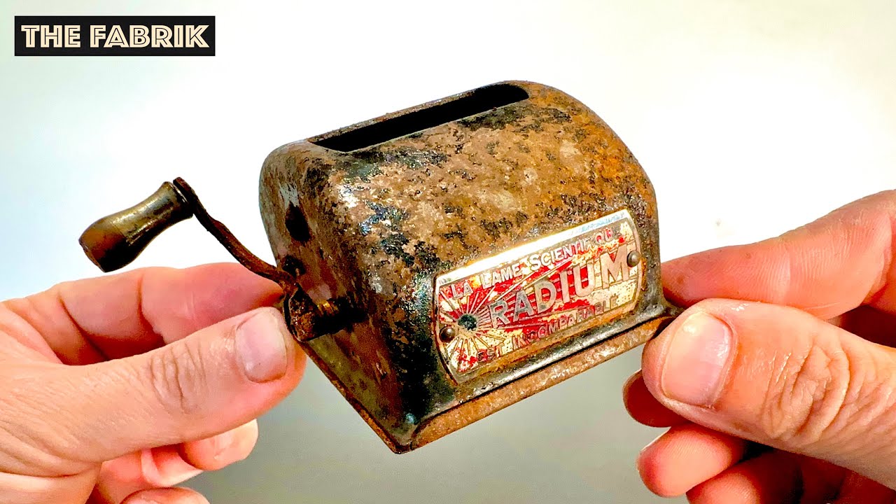 1945's Razor Blade Sharpener 'Radium' - Restoration 🕷