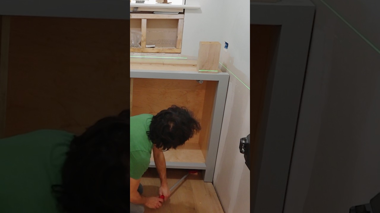 Final assembly and install of the pantry cabinets