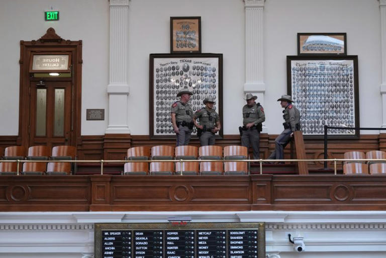 Texas Democrat stays in House chamber overnight after refusing DPS ...