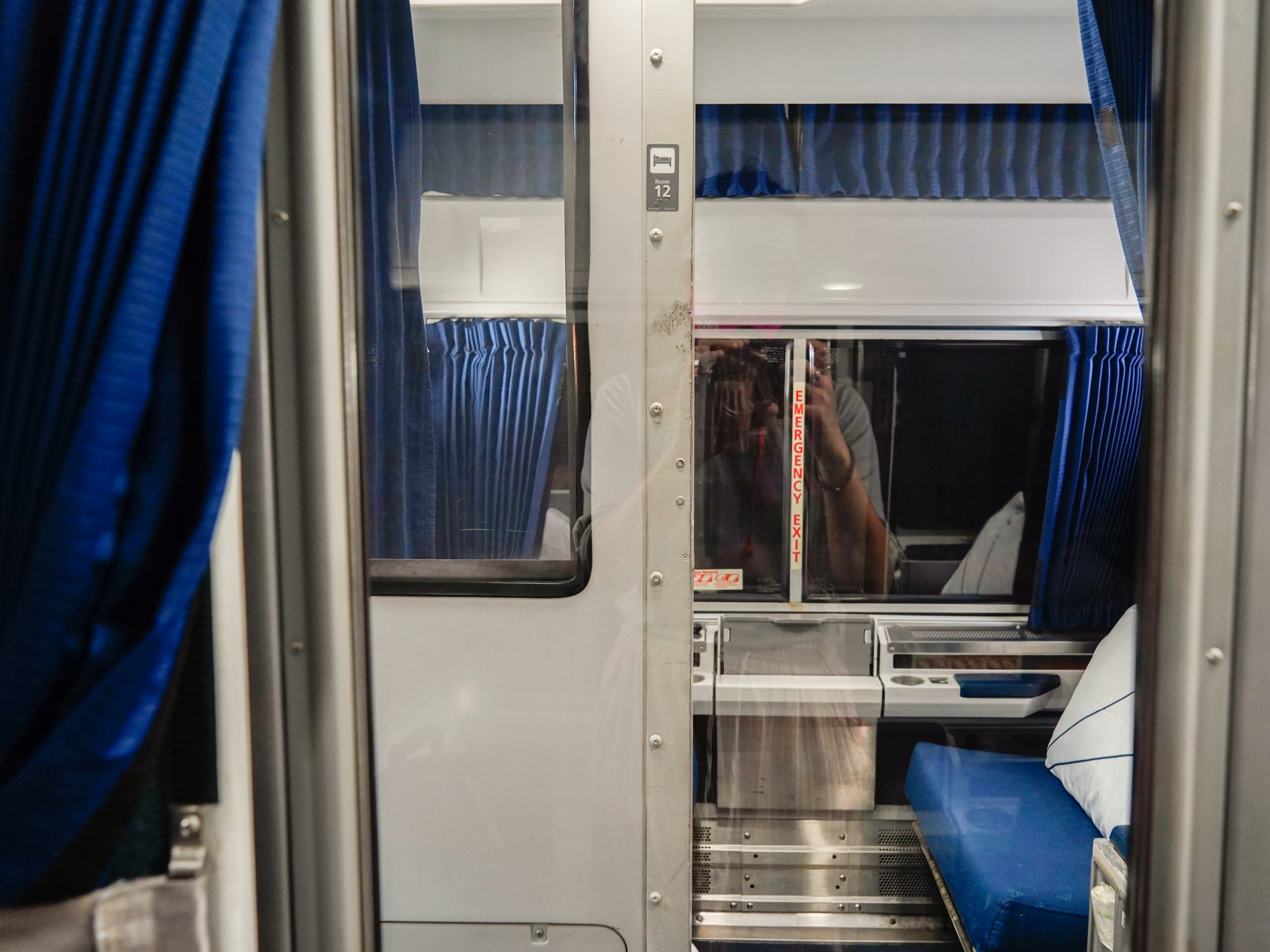 I traveled in a roomette and a shared bunk on overnight trains in the ...