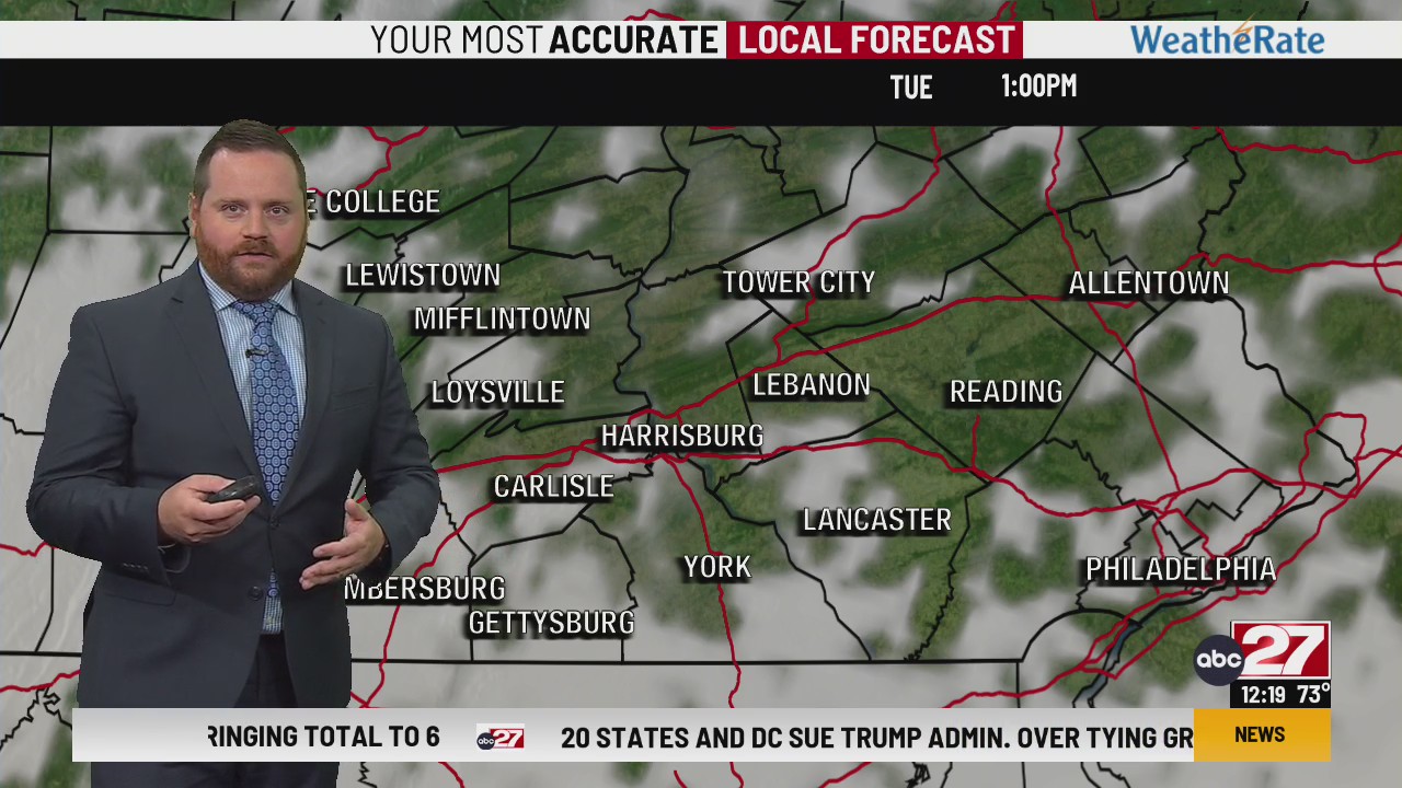 Dan's Tuesday Midday Forecast