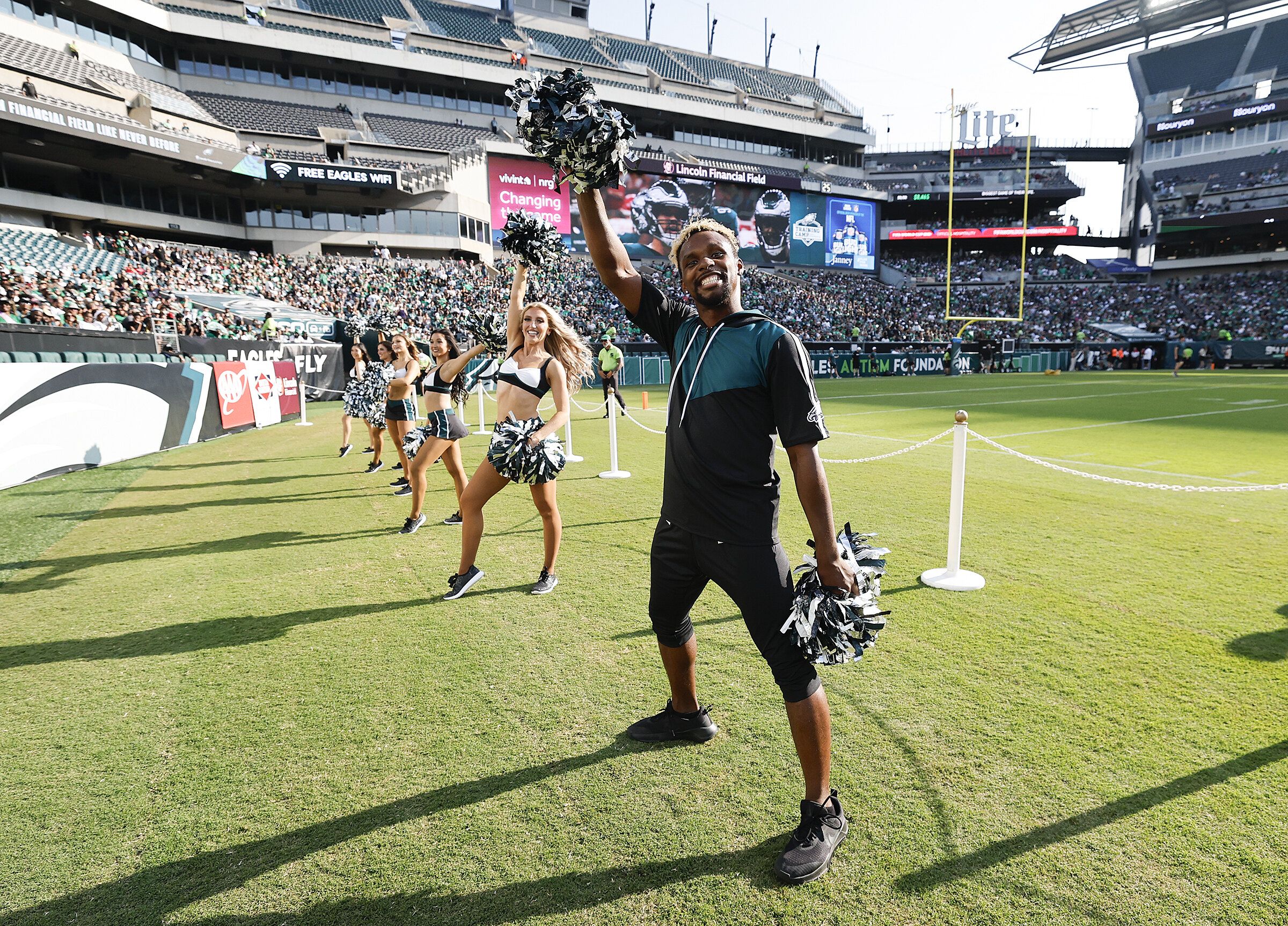 Philly native James LeGette, one of the NFL’s few male cheerleaders ...
