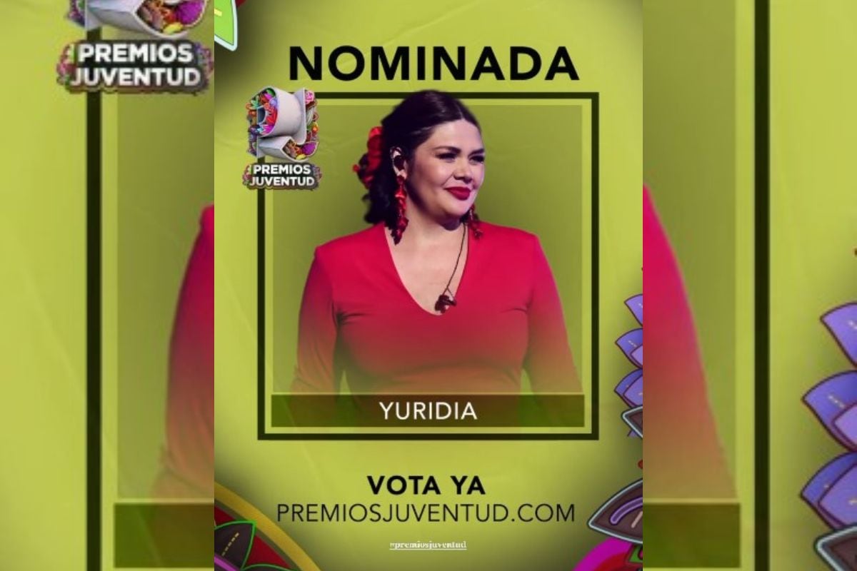 Yuridia nominada en Premios Juventud 2025 por Mejor Canción Mariachi