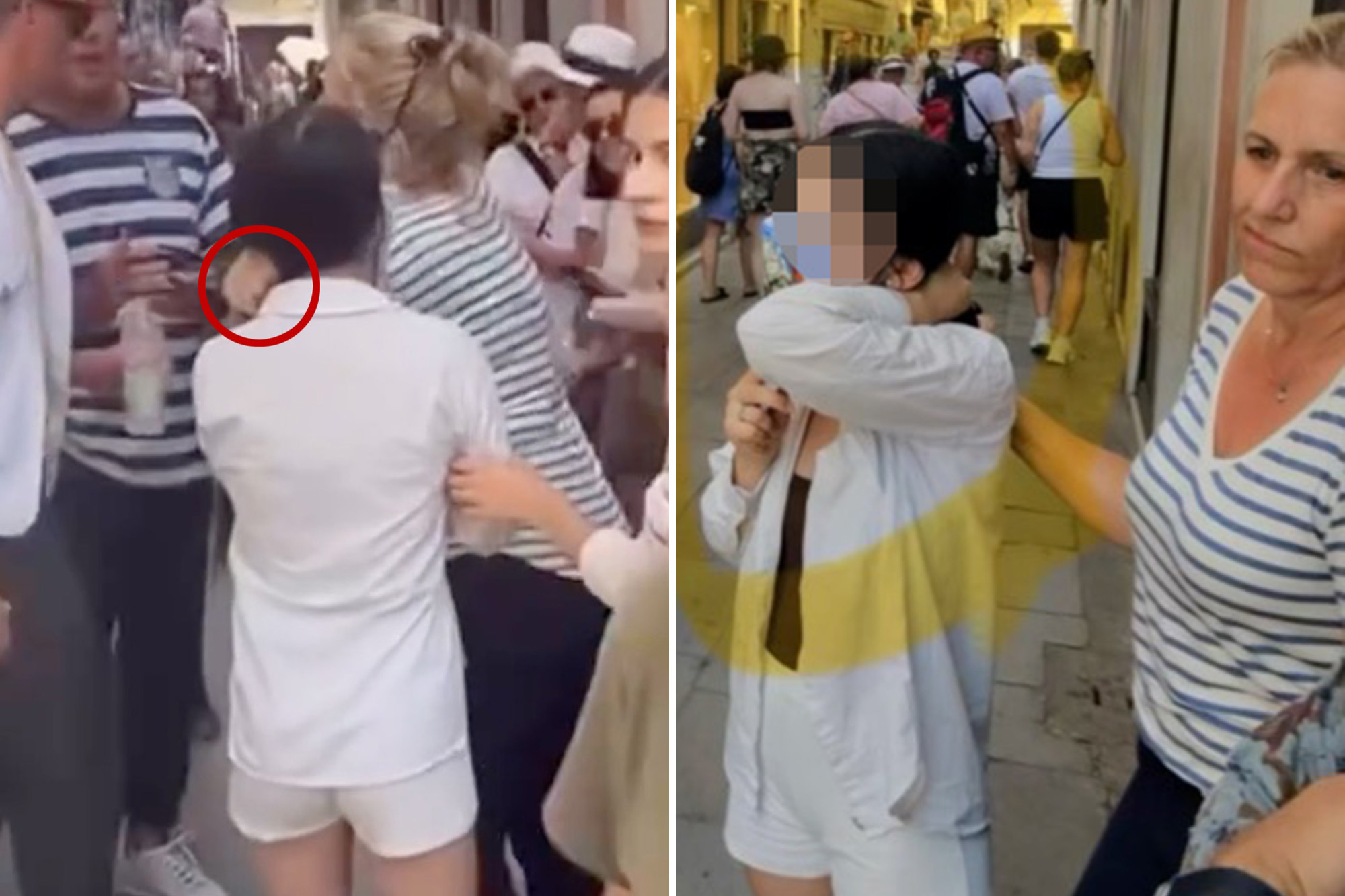 Furious US tourist yanks Venice ‘pickpocket’ by the ponytail after ...