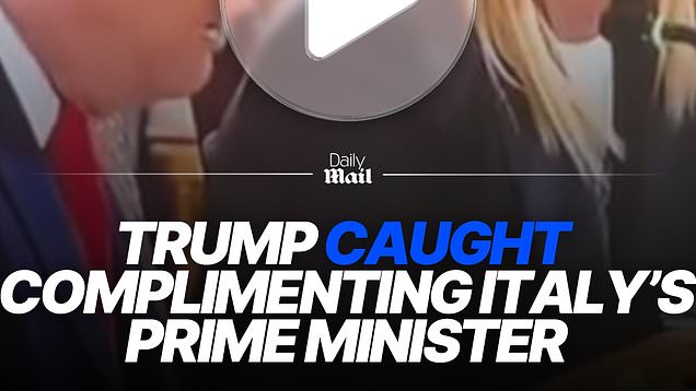 President Trump compliments Italian PM