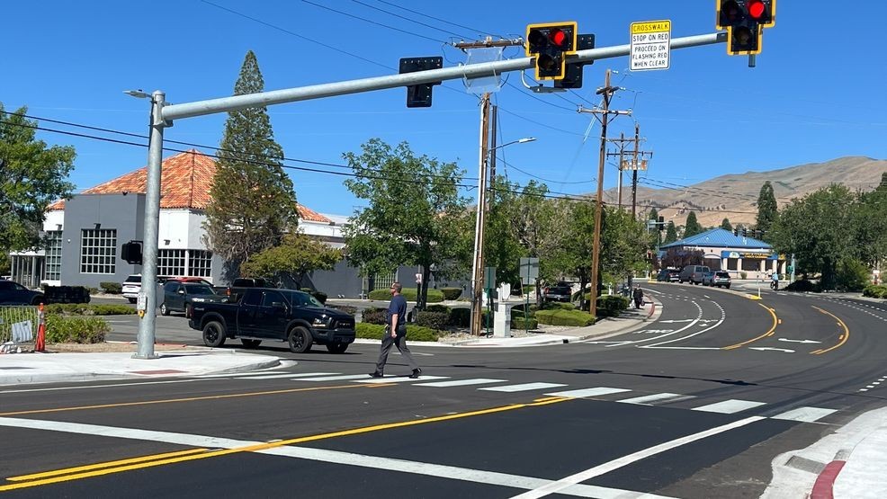 Reno unveils new pedestrian hybrid beacon to boost safety on West 7th ...