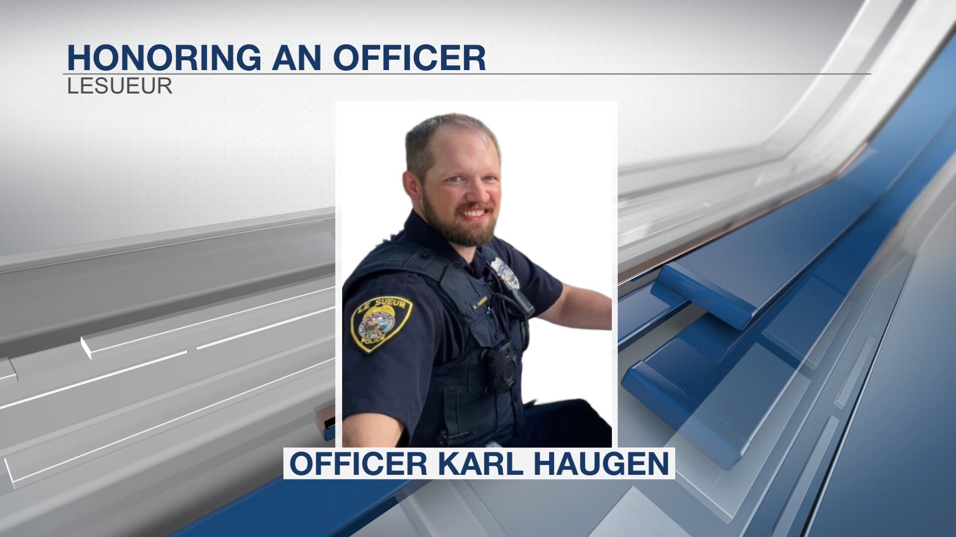 Le Sueur Police remember one of their own