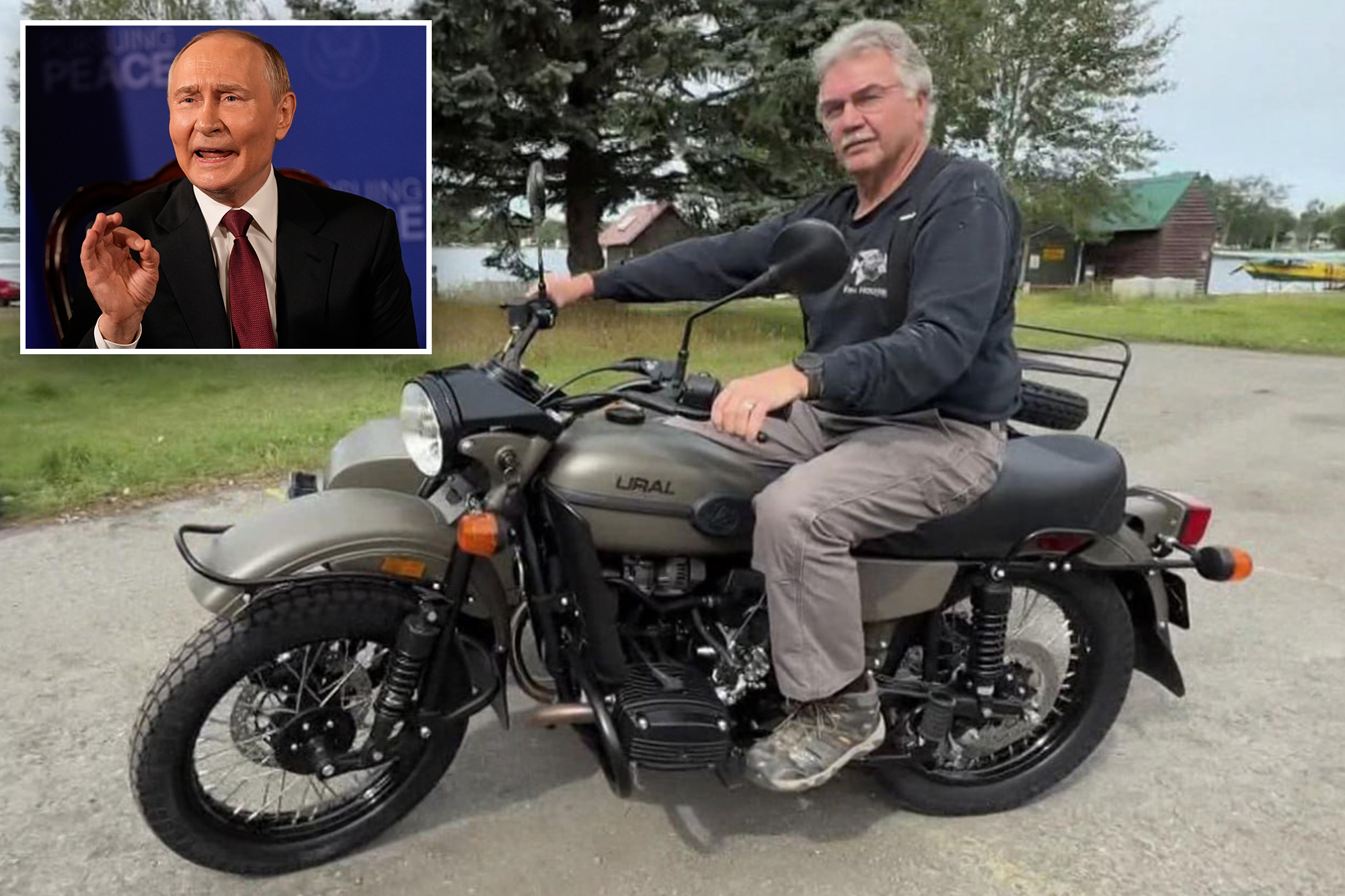 Putin gives Alaska man new motorcycle after he complained about cost to ...