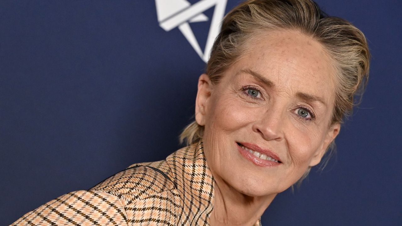 Sharon Stone’s French blue front door is the curb appeal upgrade ...