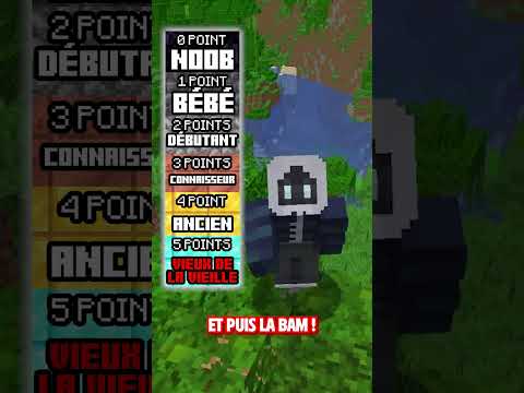 T'es un Noob ou un Ancien sur Minecraft ? #minecraft #shorts # ...