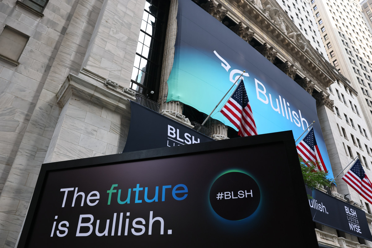 Bullish makes crypto IPO history, then tanks