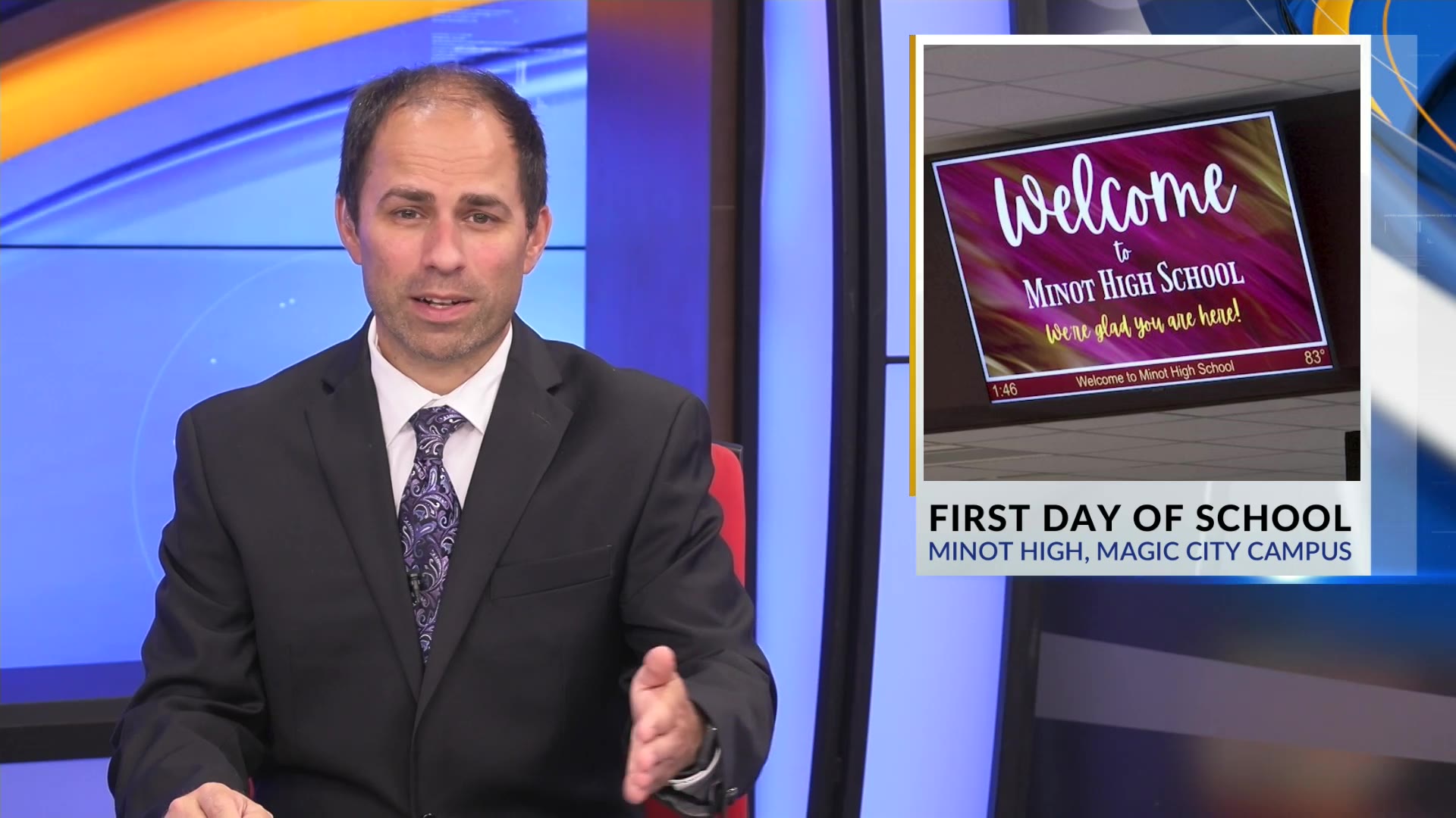 First day of school Minot High