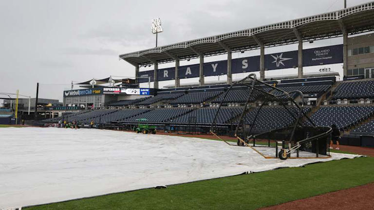 Yankees-Rays start time: Rain delay updates from George M. Steinbrenner ...