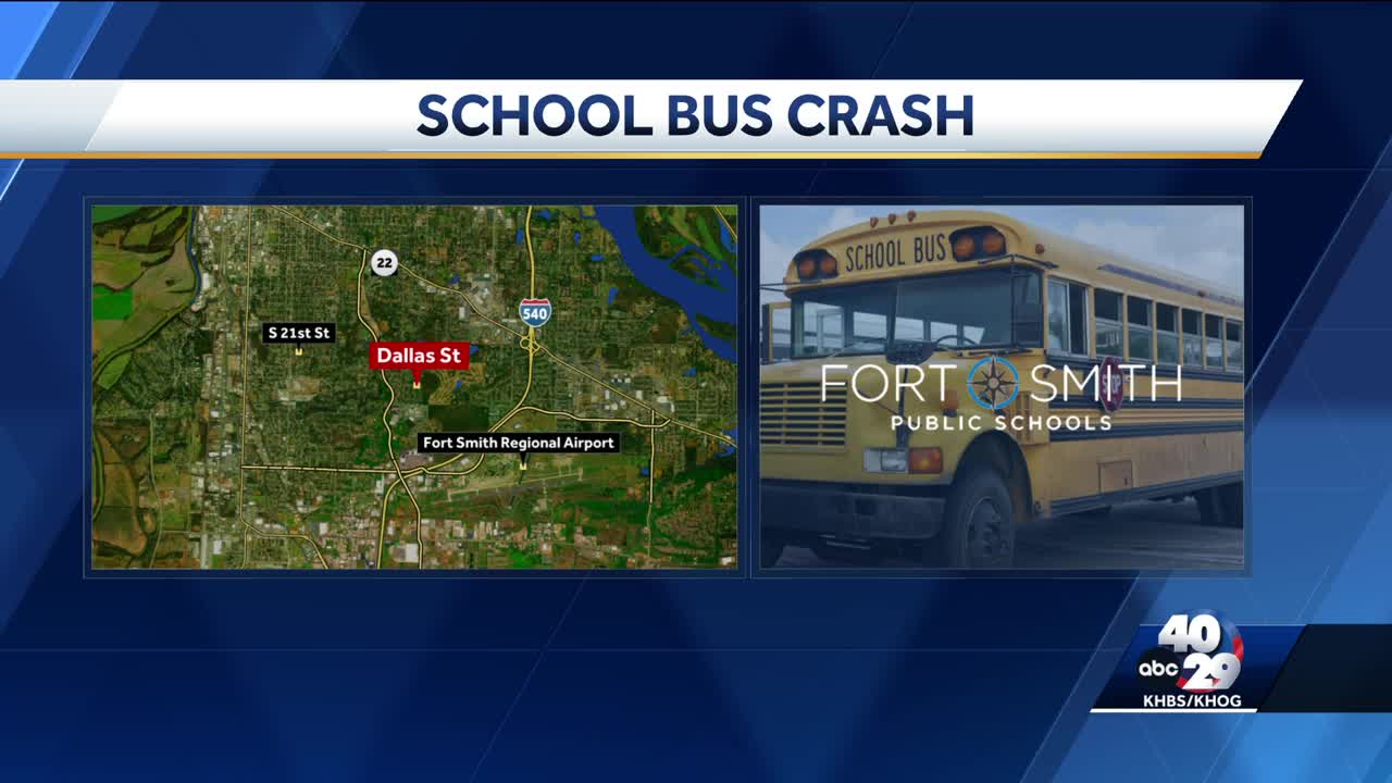 School bus crash in Fort Smith