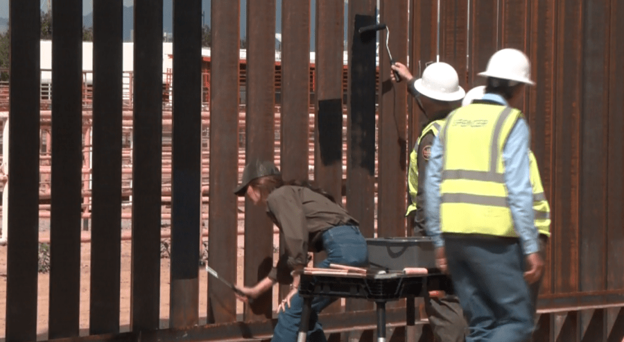 Noem: Black paint will make border wall hotter, harder for migrants to ...