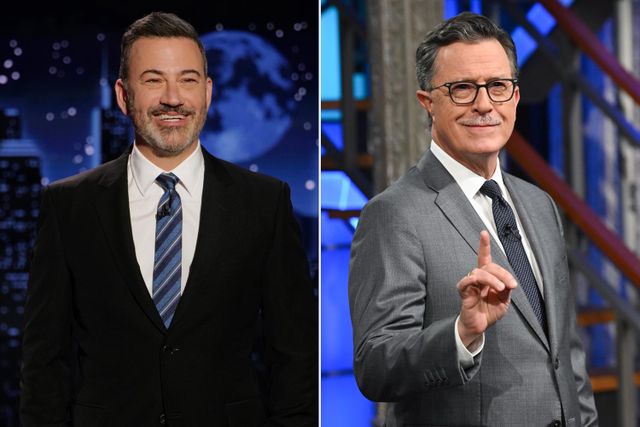 Jimmy Kimmel Shuts Down Claim That Stephen Colbert's Late-Night Show ...