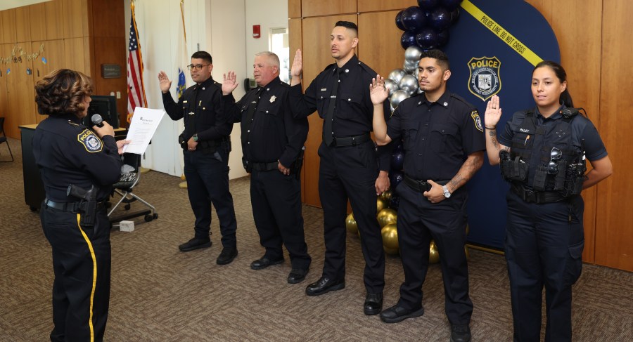 First-ever pinning ceremony held for HCC campus police