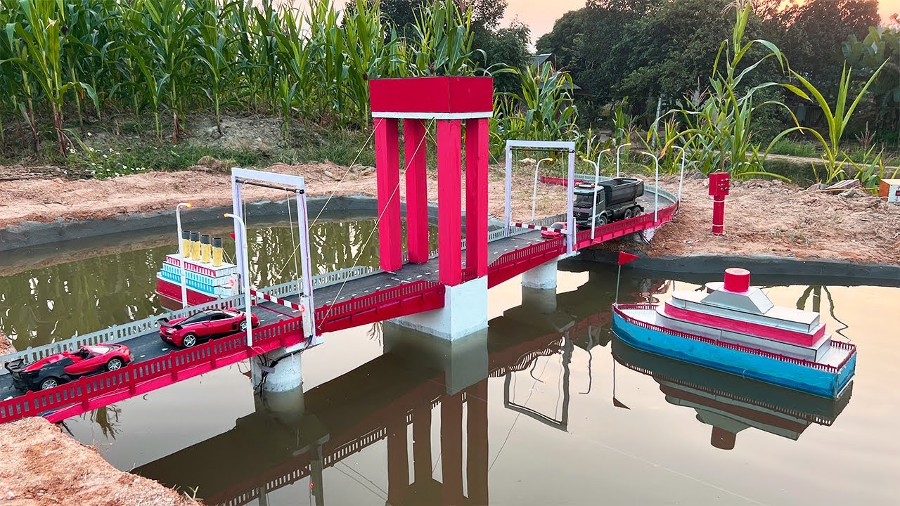 Construction of modern and unique bridge