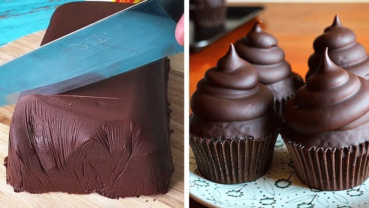 Chocolate Block & Cupcakes | Satisfying Cake Compilation