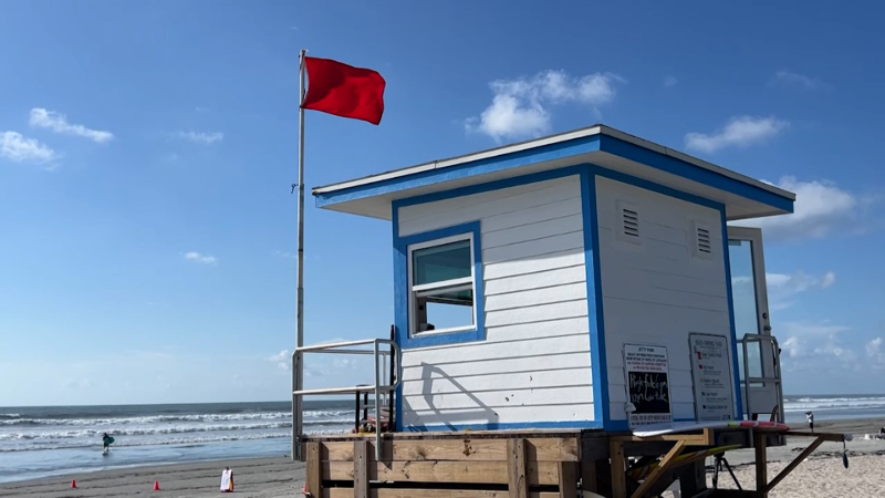 Rip current danger rises as Erin stirs Florida surf
