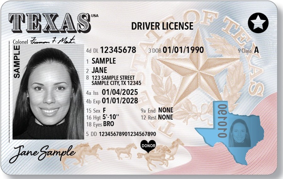 Texas DPS announces new driver license, ID design