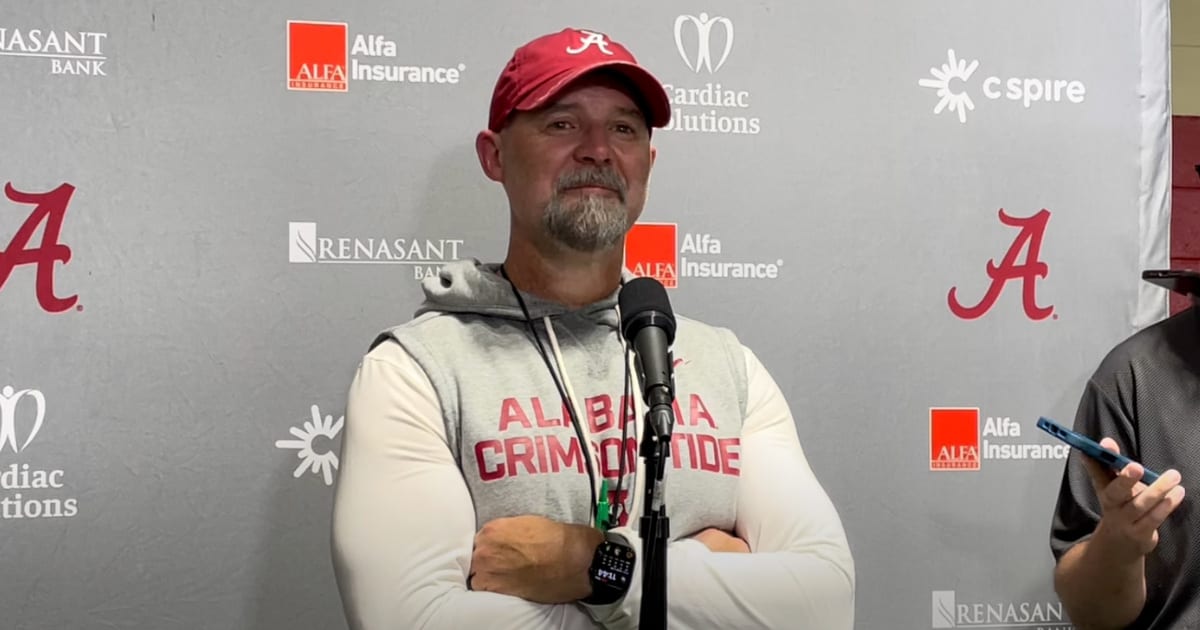 Everything Ryan Grubb said after Alabama’s 16th preseason practice