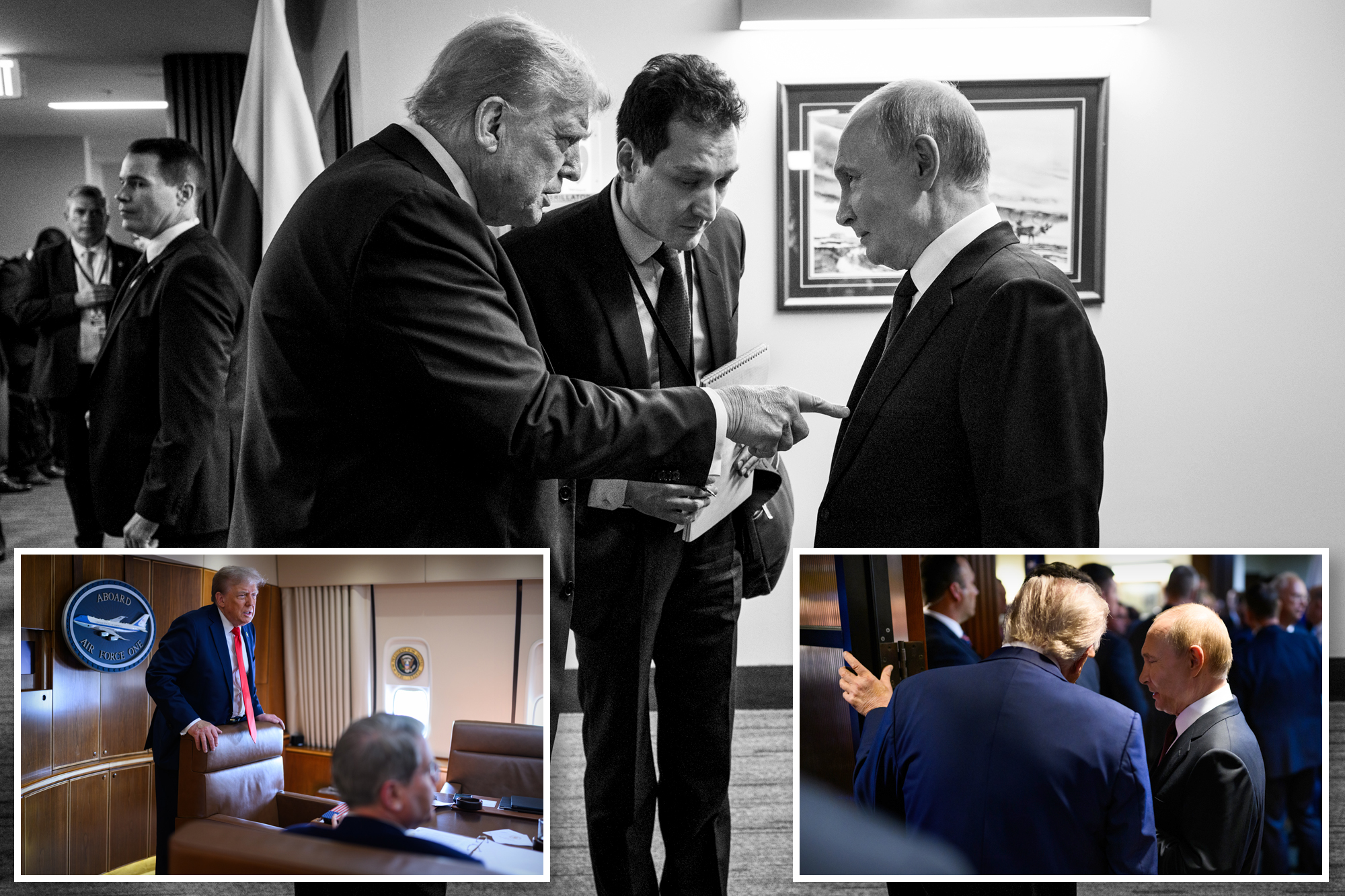 White House releases behind-the-scenes photos of Trump’s Alaska meeting ...