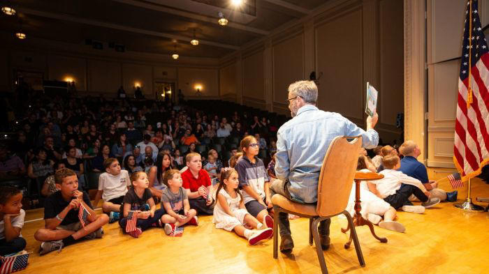 'God's not done with America': Kirk Cameron leads children's story hour ...