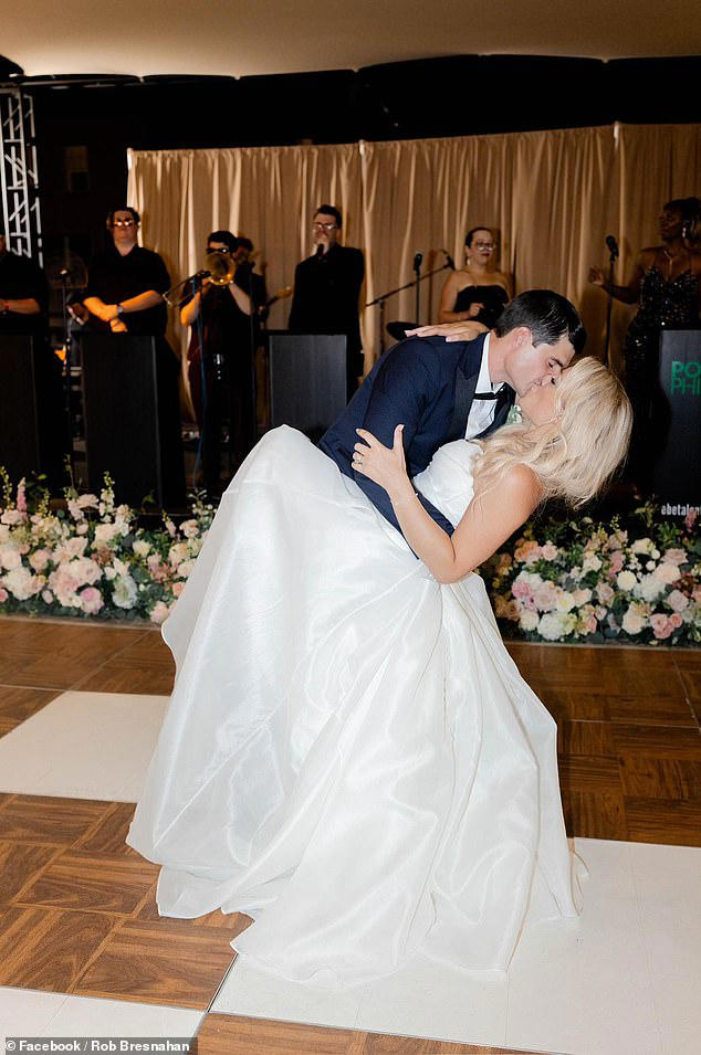 35-year-old Republican delights guests with special surprise at wedding to local TV star