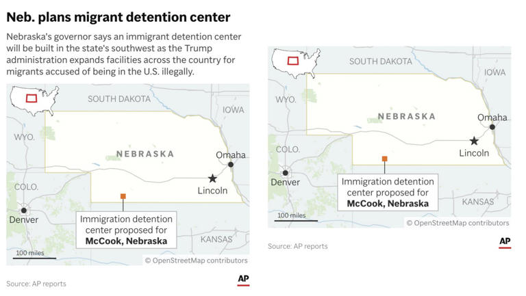 Nebraska announces plan for immigration detention center dubbed the ...