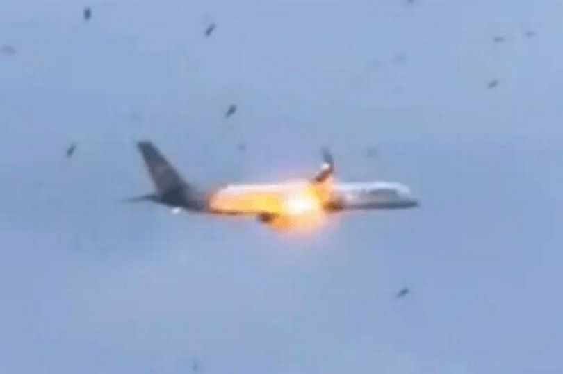 Boeing bursts into flames on take-off as passengers send 'final texts'