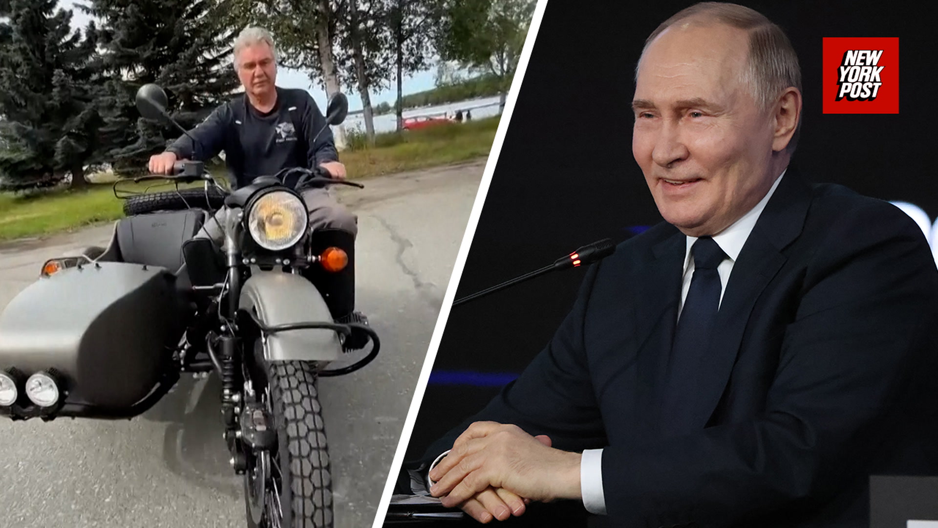 Putin gifts motorcycle to Alaskan man who complained about Russian ...