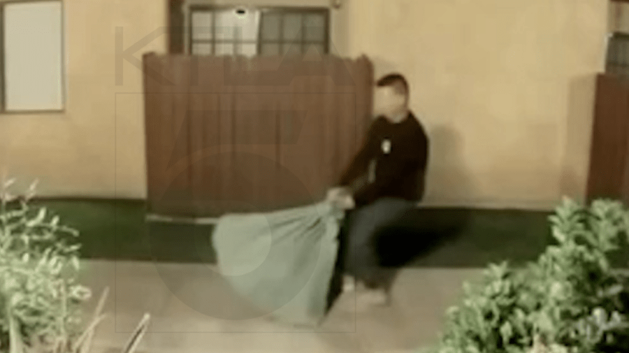Missing California woman’s husband recorded dragging large object ...