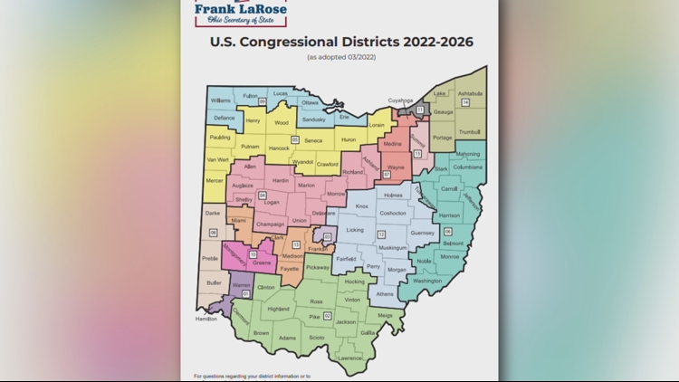 Ohio lawmakers must redraw congressional districts by the end of September