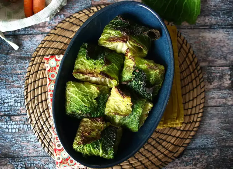 Gevulde kool in de oven (om iedereen van deze groente te laten houden!)