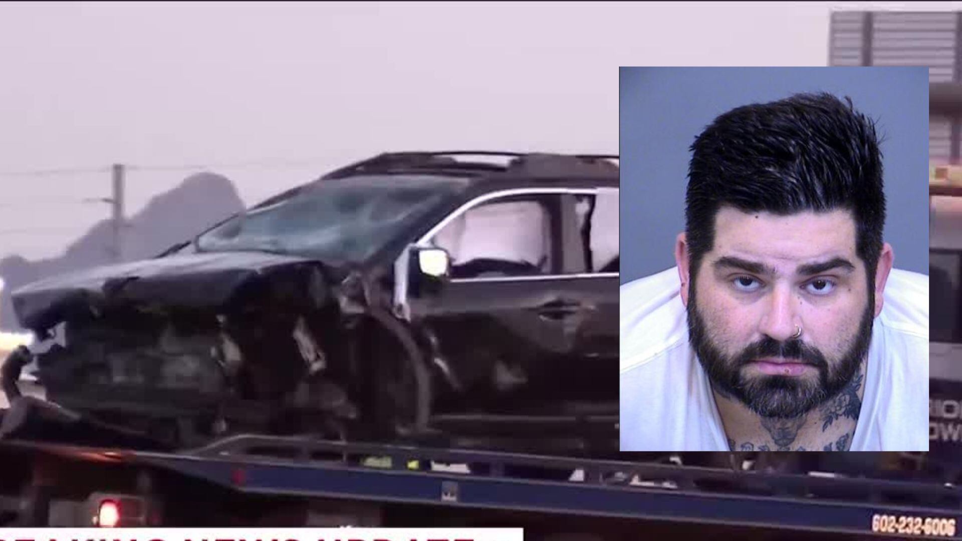 Alleged wrong-way driver arrested after deadly crash on Loop 202 in Phoenix