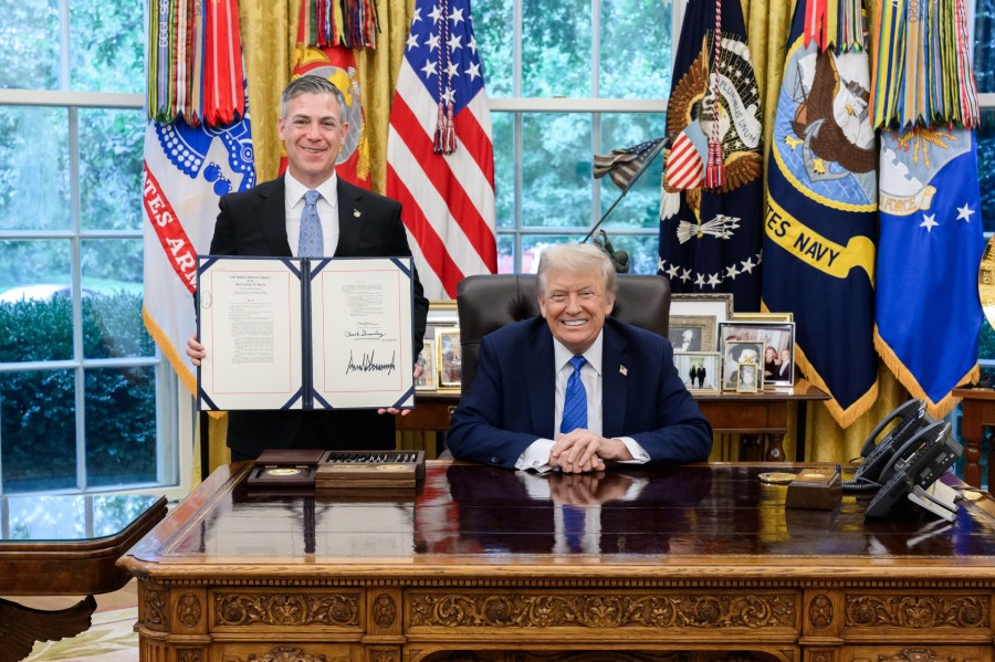 President Trump signs Indiana senator’s first bill into federal law
