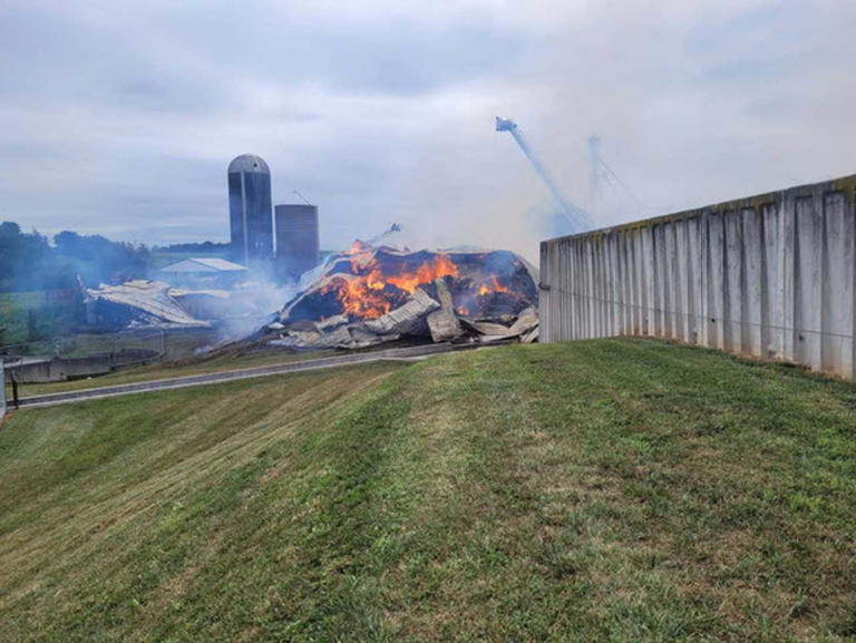 Barns, Tractors Destroyed In $500K Fire At Cold Springs Farm