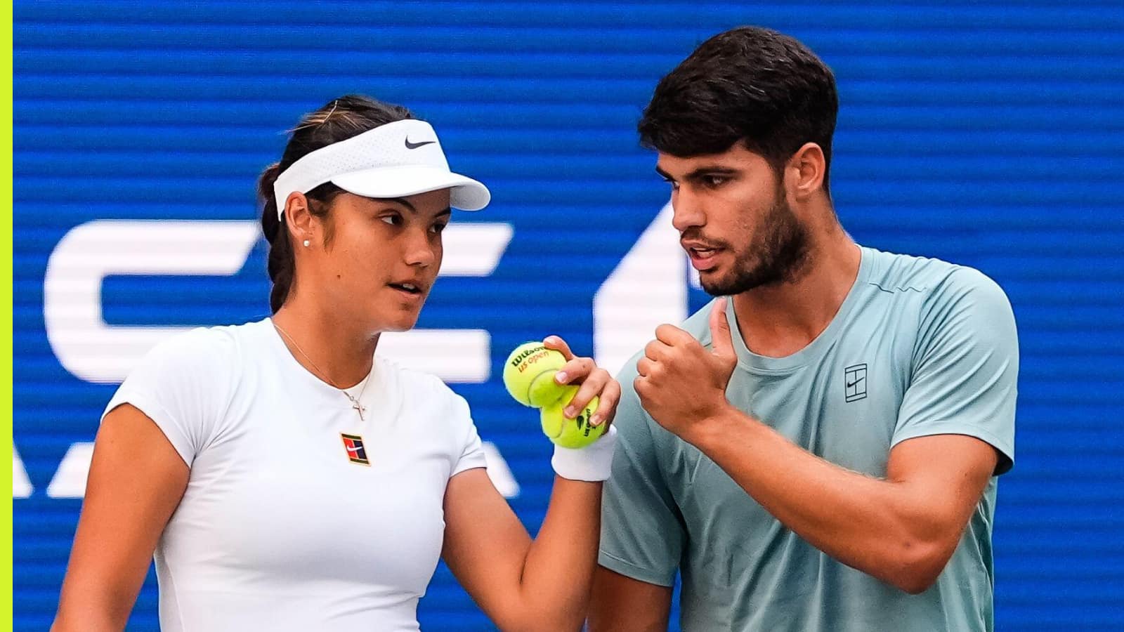 Emma Raducanu and Carlos Alcaraz beaten in US Open mixed doubles by ...