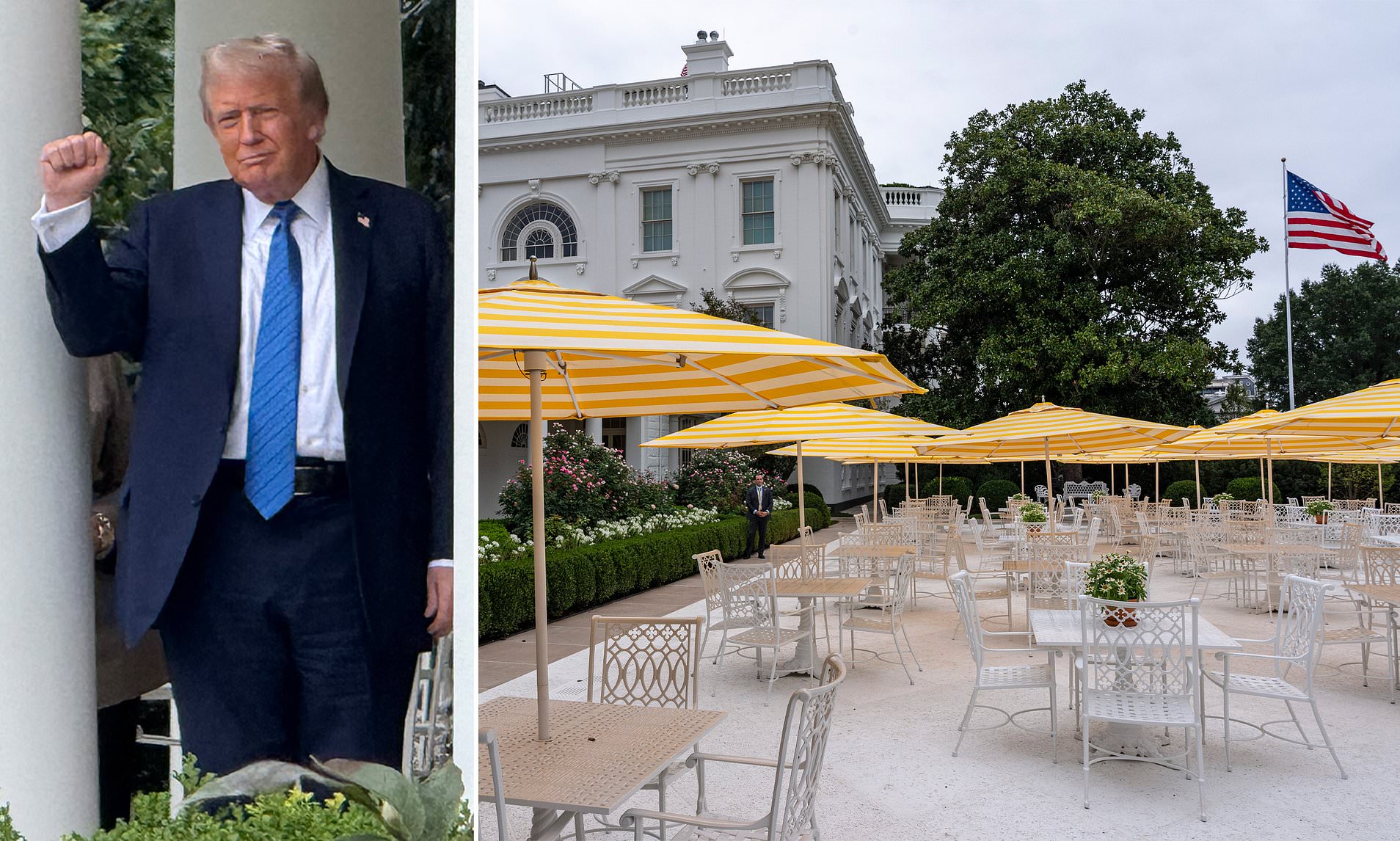 'DJ Trump' tests out new White House outdoor speaker system by blasting ...