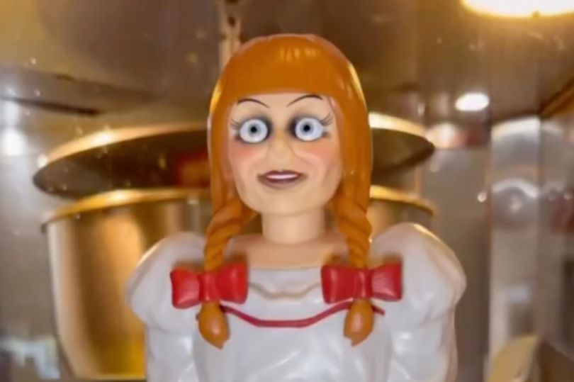 Horror movie fans slam 'diabolical' Annabelle Doll popcorn bucket ...