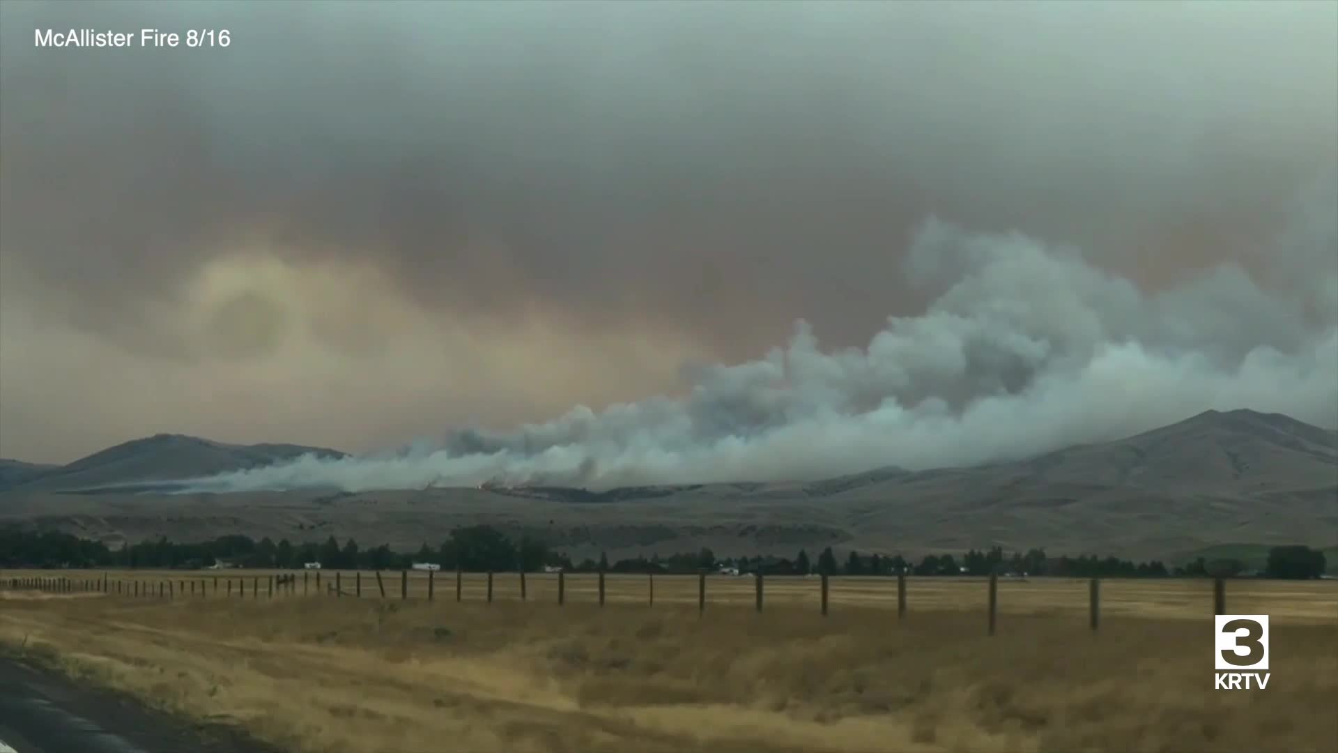 Wildfires across Montana (August 19, 2025)