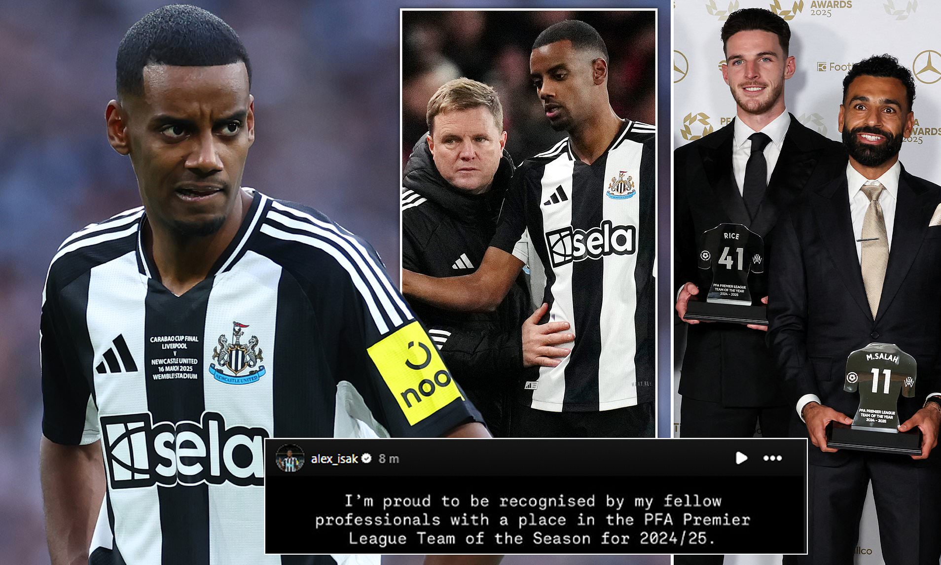 Newcastle respond after Alexander Isak broke his silence with bombshell ...