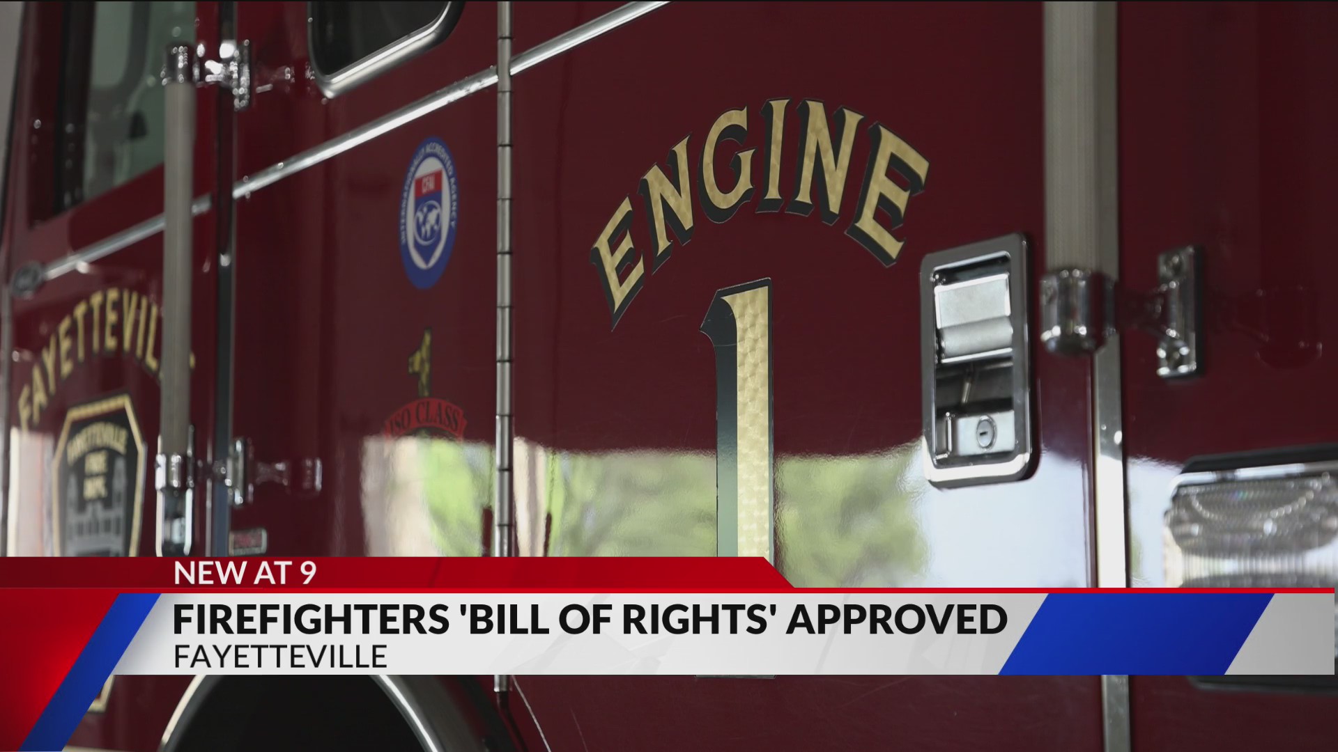 Fayetteville City Council adopts firefighter’s ‘bill of rights’